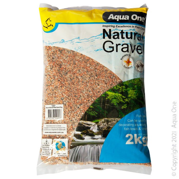 Natural Gravel Red Sand 2kg – TAMWORTH PET CENTRE
